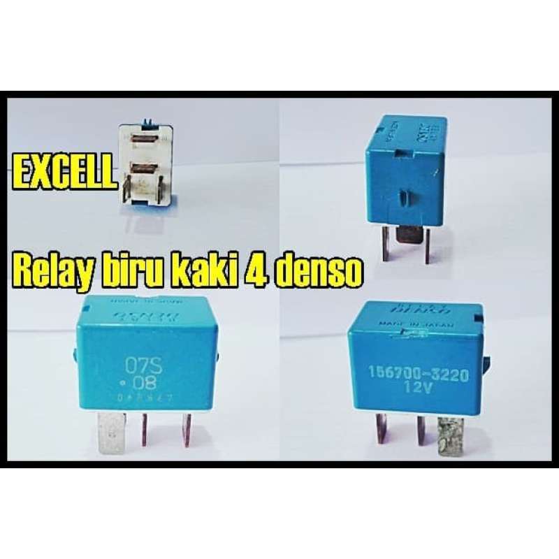 Jual Relay biru kaki 4 Denso extra fan di Seller Excell - Tanjung Duren ...