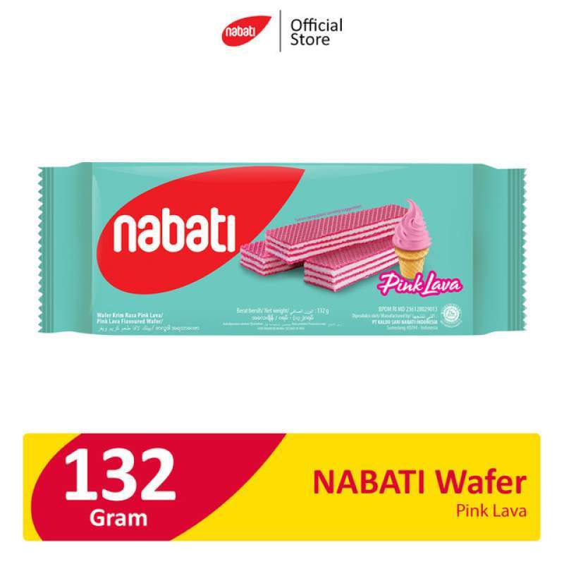 Jual NABATI Wafer Pink Lava 132g di Seller Nabati Snack Official Store ...