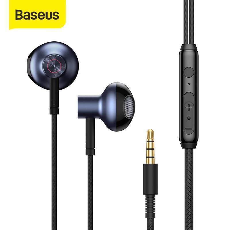 Jual Baseus Headset Handsfree Encok 3.5mm Wired H19 di Seller Store ...