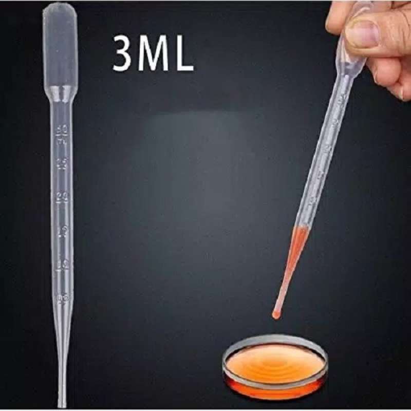 Jual Pipet Plastik 3ml Plastic Pipette Alat Laboratorium Transfer ...