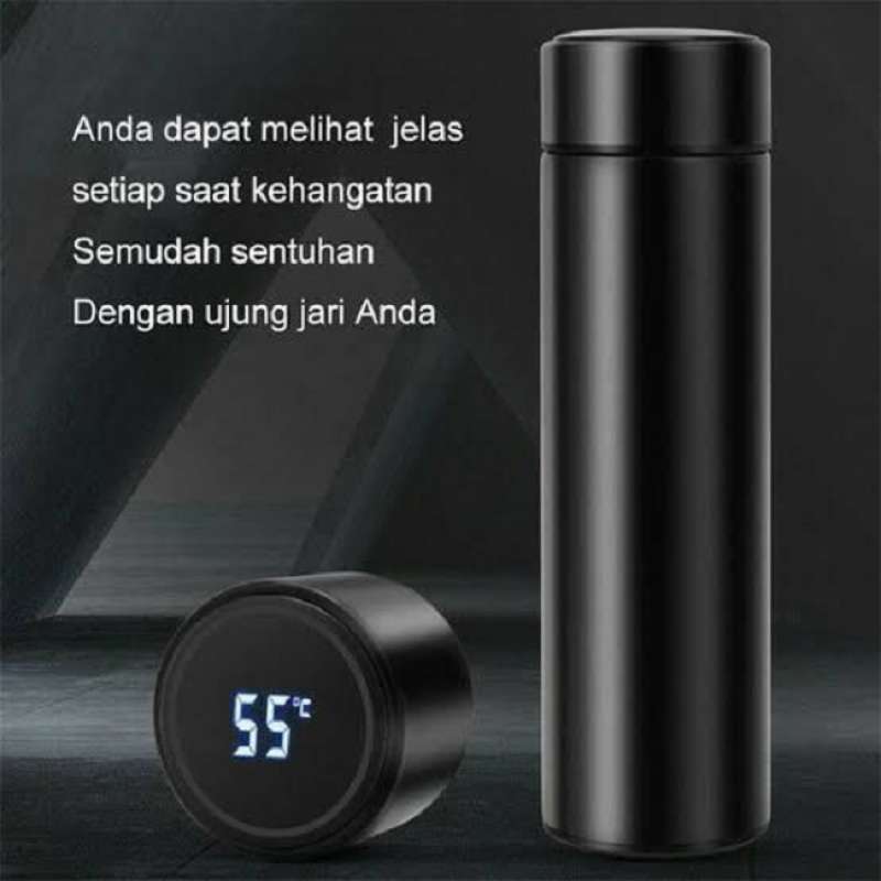 Jual Botol Minum Thermos Led Tahan Panas Dan Dingin 500 Ml Bpa-free Di ...