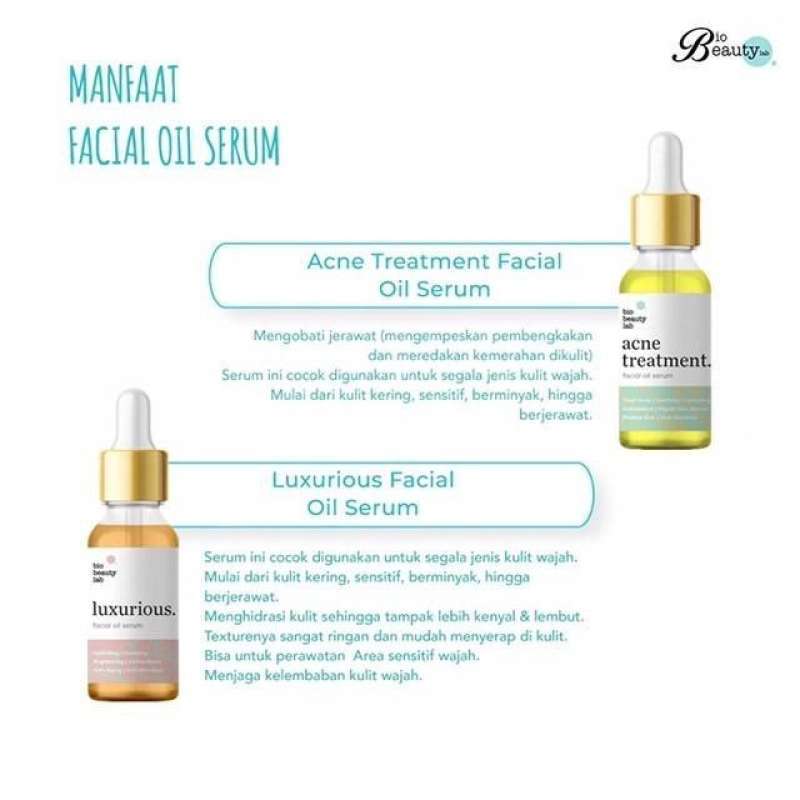 Jual Bio Beauty Lab Luxurious Facial Oil Serum - 20ml Di Seller Ponny ...