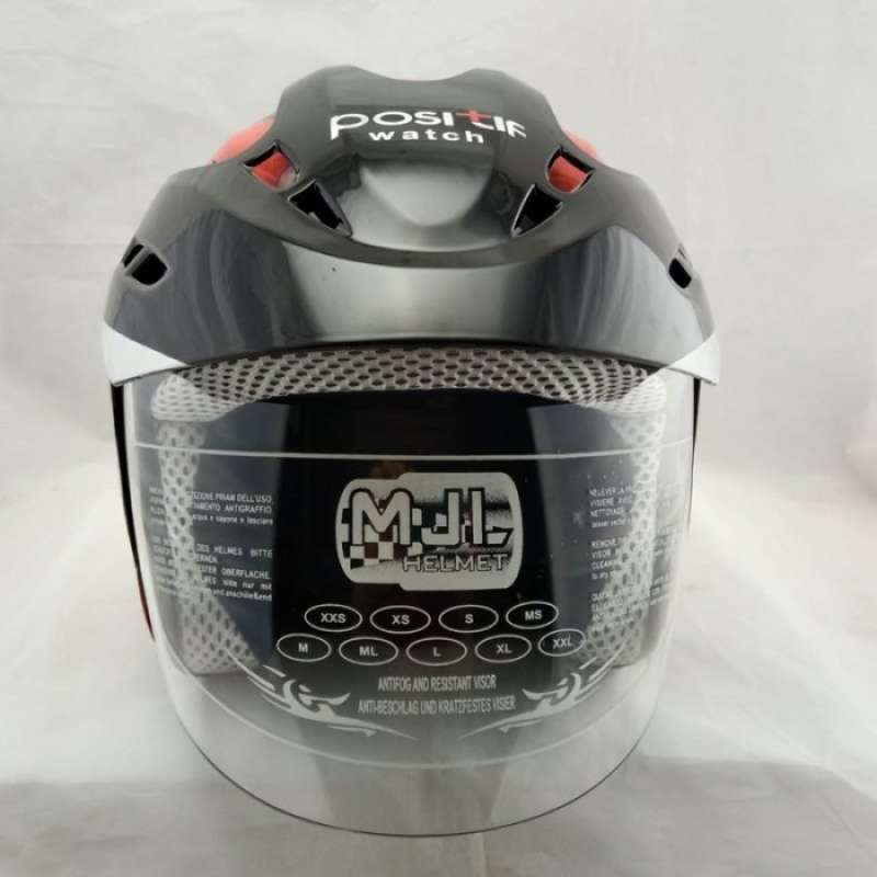 Jual Helm Half Face Dewasa SNI Dan Anti Pecah Limited edition Positif ...