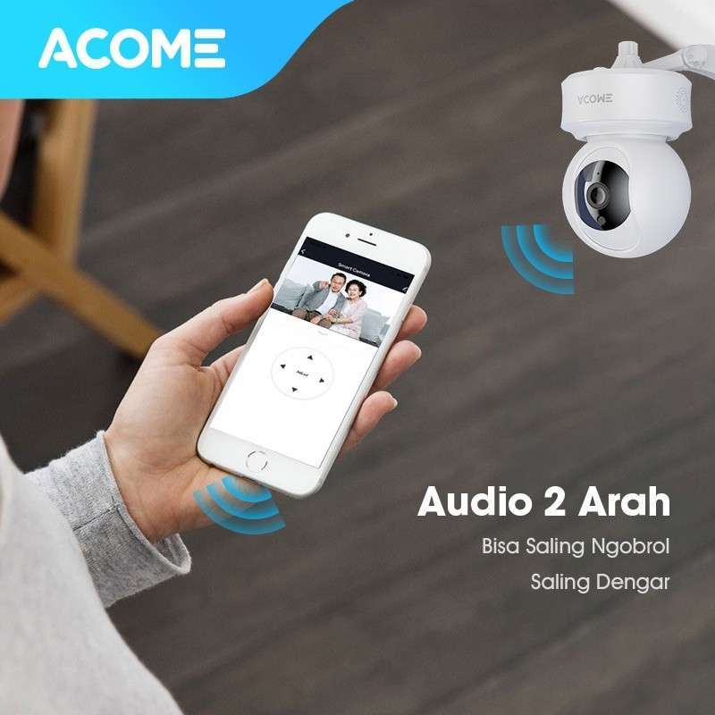 Promo Acome Smart IP Camera CCTV WiFi FHD 1080P 360 Smart Cam indoor ...
