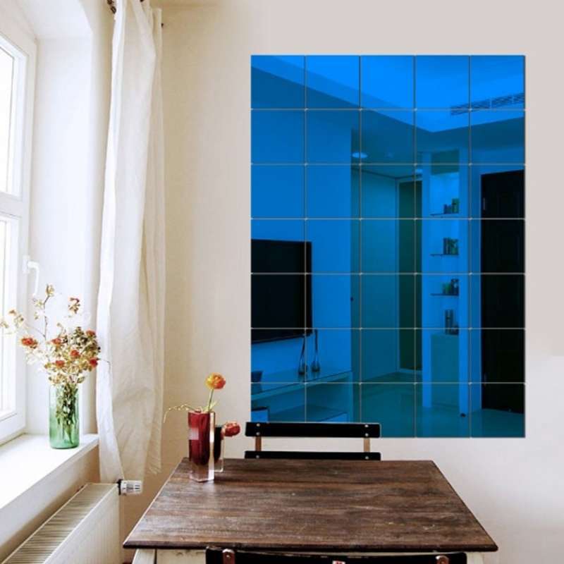 Jual Stiker Cermin Kotak Kaca Dinding Akrilik Acrylic Mirror Sticker ...