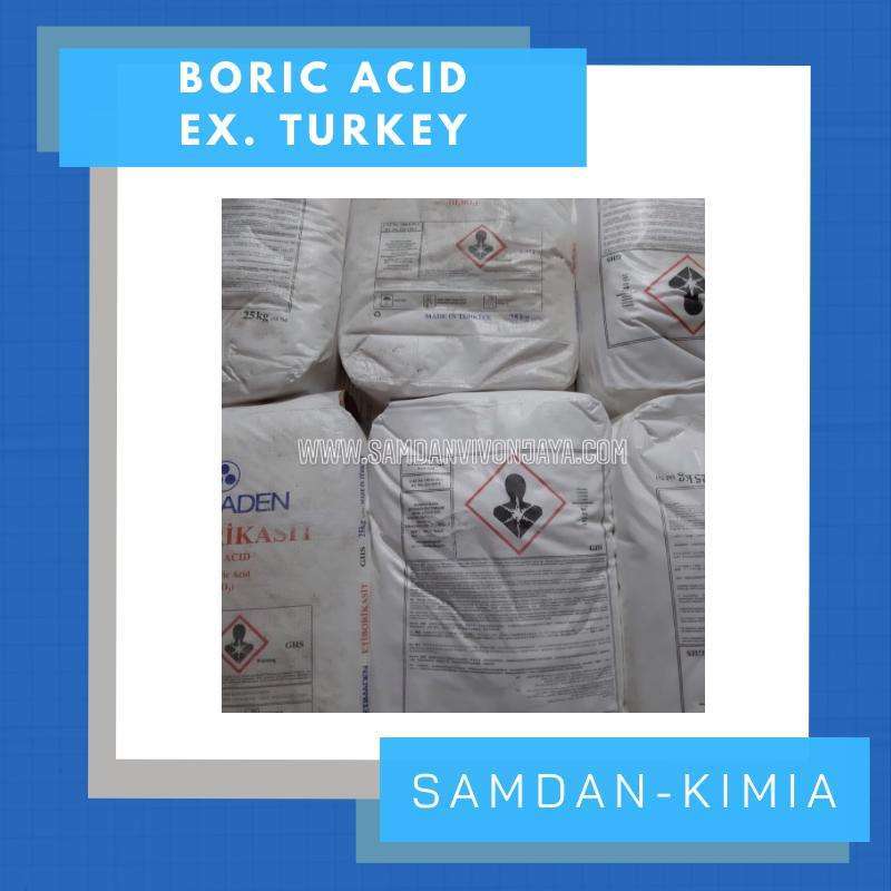 Jual Boric Acid Turkey@25KG di Seller Samdan-kimia - Jatake, Kab ...