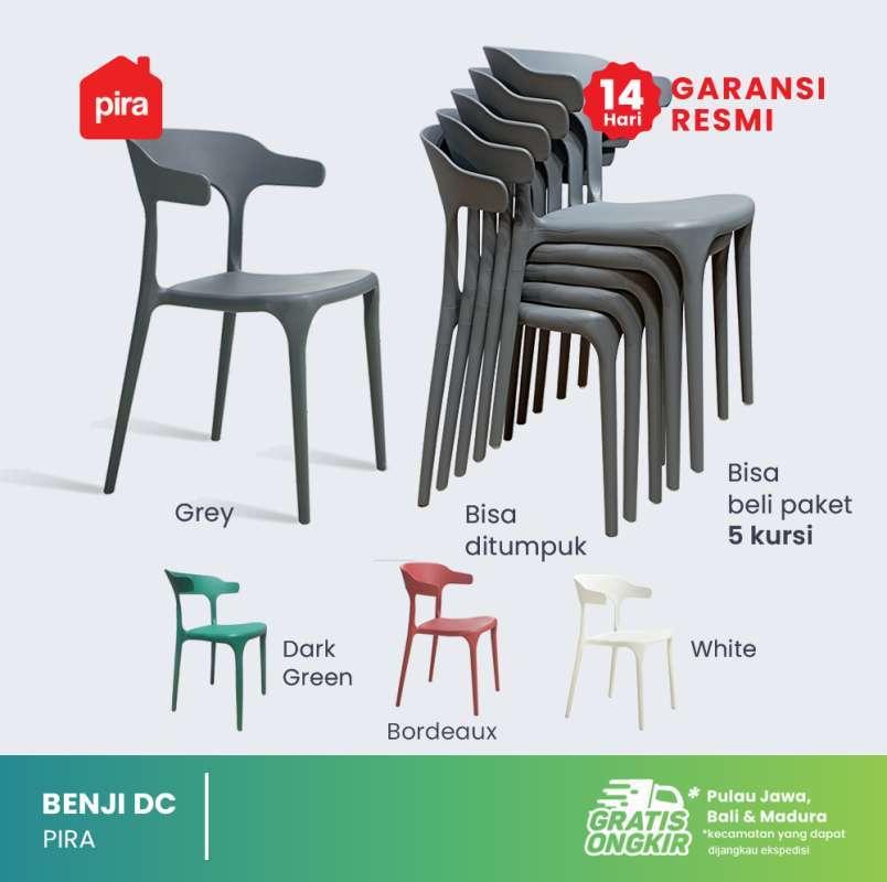 Promo PIRA - BENJI DC Kursi Belajar / Kursi Makan / Kursi Teras / Kursi ...