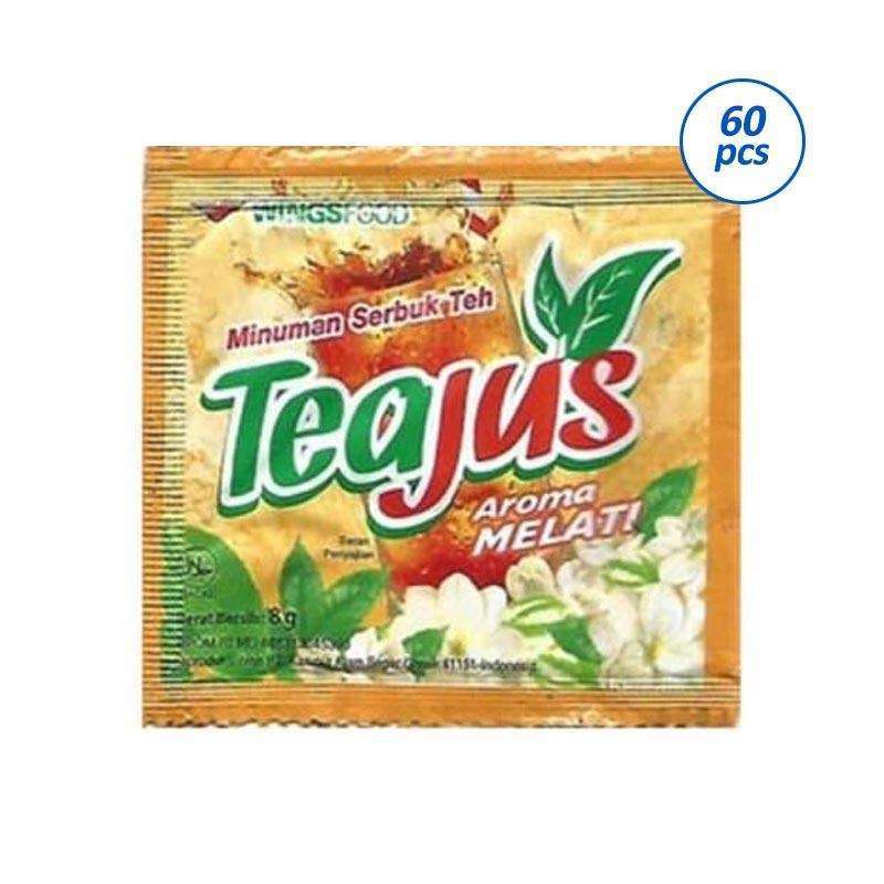 Jual TEA-JUS Melati Powder Drink [8 g/ 60 pcs/ Kemasan Sachet] di ...