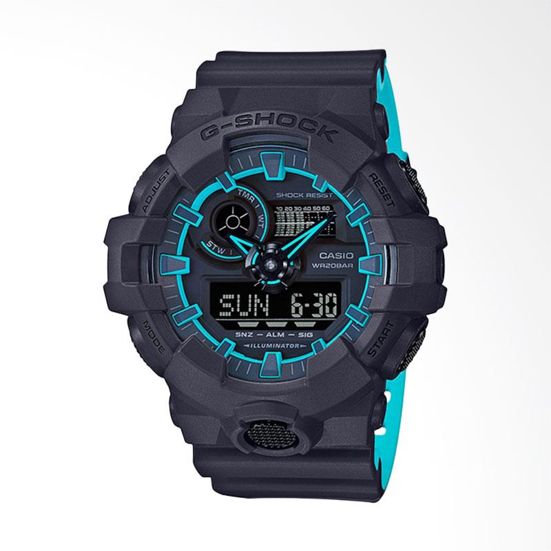 Jual CASIO G-Shock Digital Analog Jam Tangan Pria - Black [GA-700SE ...