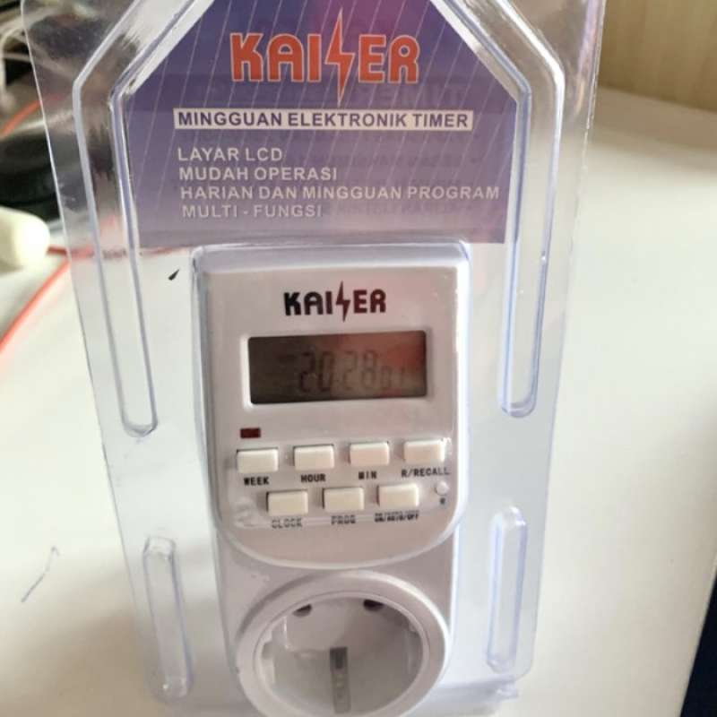 Jual Stop Kontak Timer Listrik Digital Otomatis Kaiser Di Seller Jihan ...