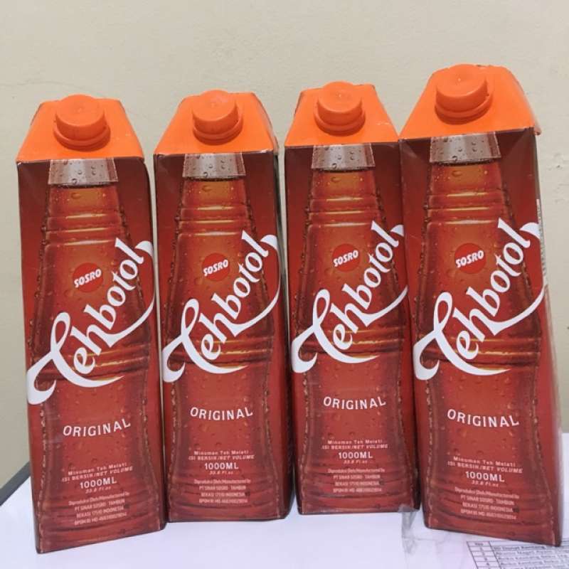 Promo Teh Botol Kotak 1 Liter Dus (1 dus isi 12) - Teh Kemasan - Esteh ...