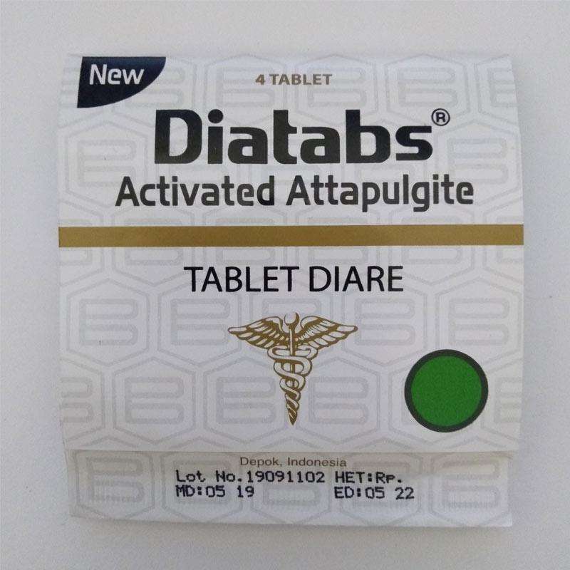 Jual Diatabs New Tablet Obat Diare [1 Strip/4 Tablet] Di Seller ...