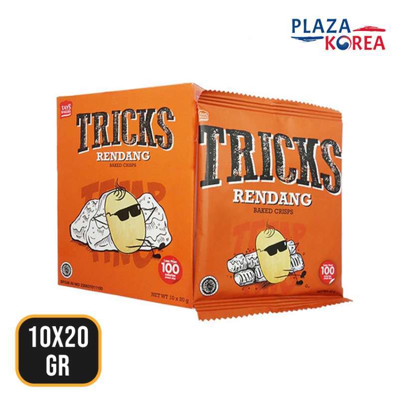 Jual TRICKS CRISPS POTATO BAKED 1BOX (RENDANG) - BISKUIT KENTANG ...