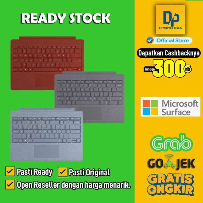 Jual Microsoft Surface Pro Type Cover Signature Keyboard di Seller ...
