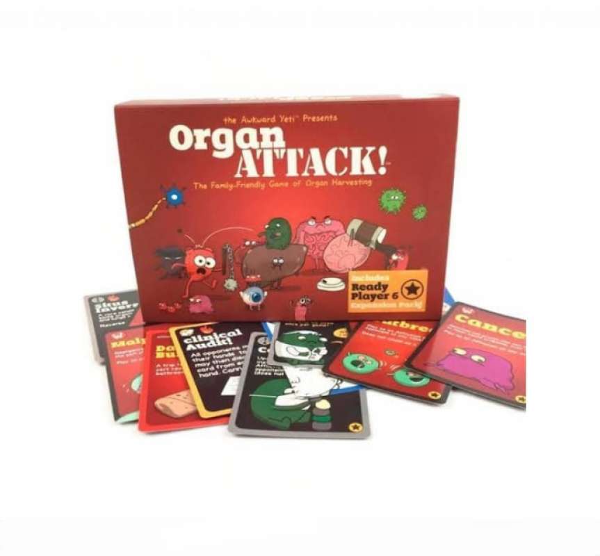 Promo Board Game Organ Attack Murah Game Edukasi Mainan Kartu ...