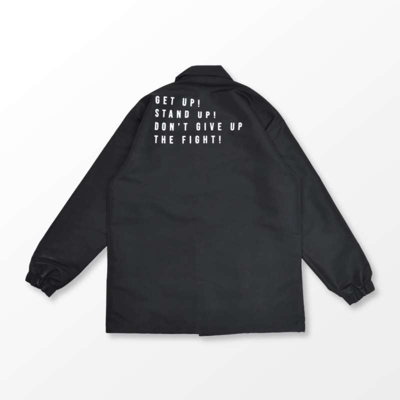 Jual CJ011 BLACK GET UP STAND UP COACH JACKET di Seller Roughneck 1991 ...