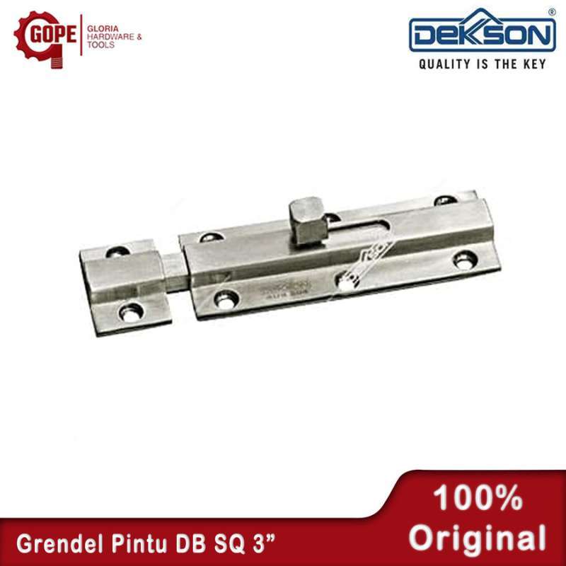Jual DEKKSON GRENDEL PINTU / DOOR BOLT DB SQ 3 SSS di Seller Gope Hardware - Sunter Jaya, Kota ...