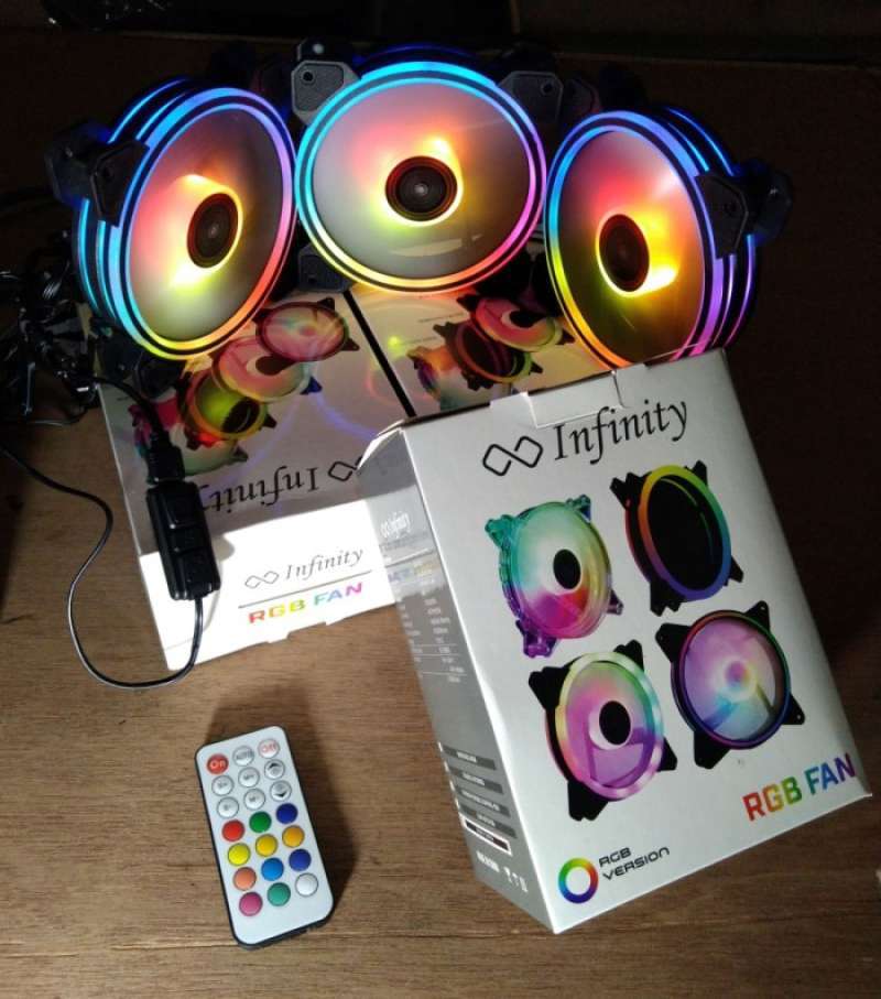 Promo Infinity Aura I Aurora Slim RING RGB - 3in1 Fan Set [Hub ...