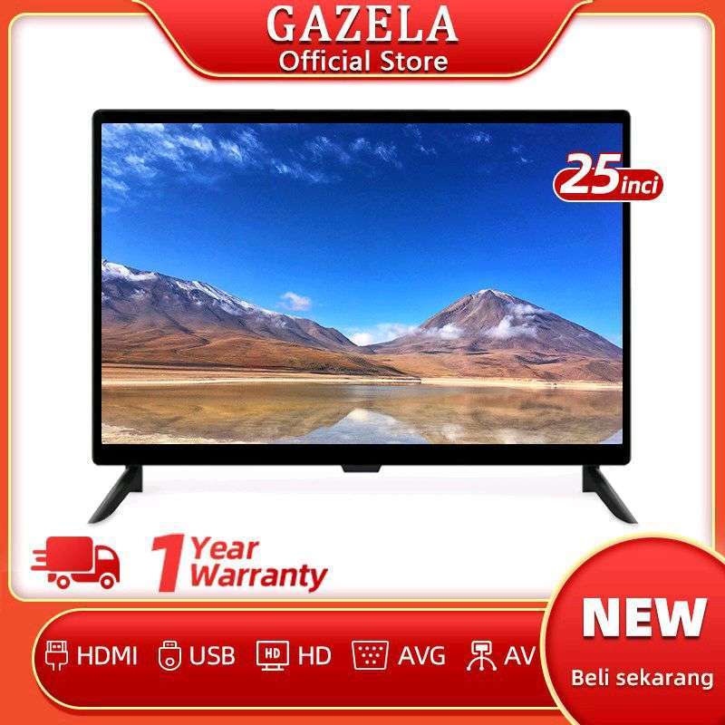 Promo Gazela TV Led 25 Inch Full Hd bisa untuk CCTV, Monitor, Game PS3 ...