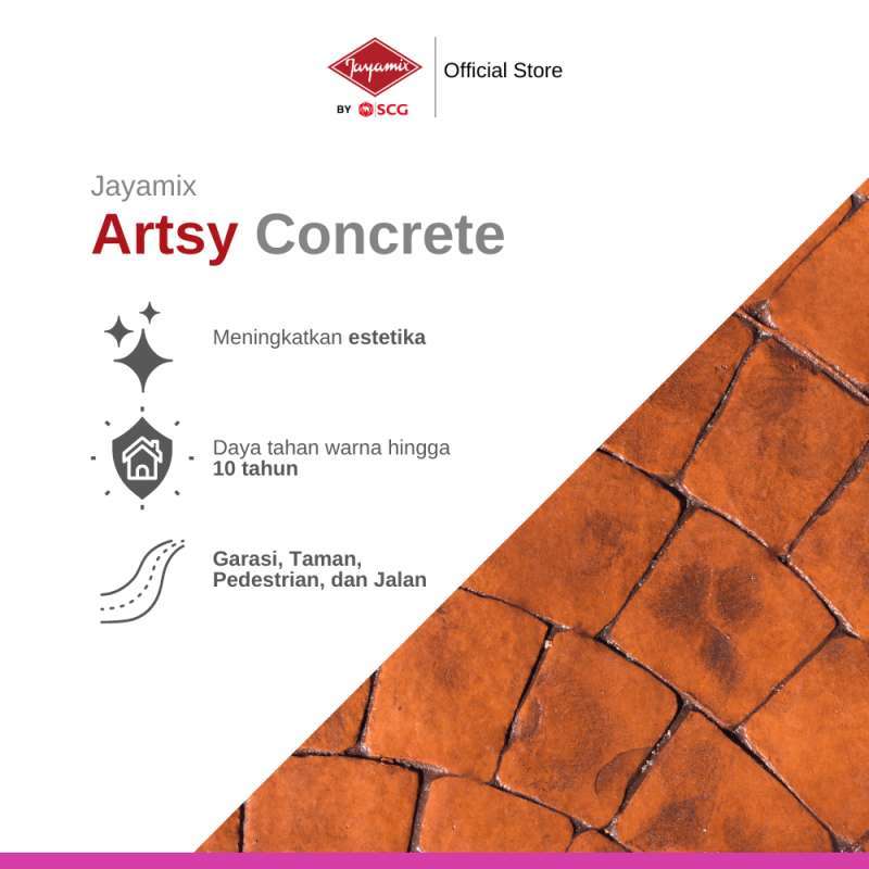 Jual Jayamix by SCG Beton Artsy Concrete di Seller Jayamix by SCG ...