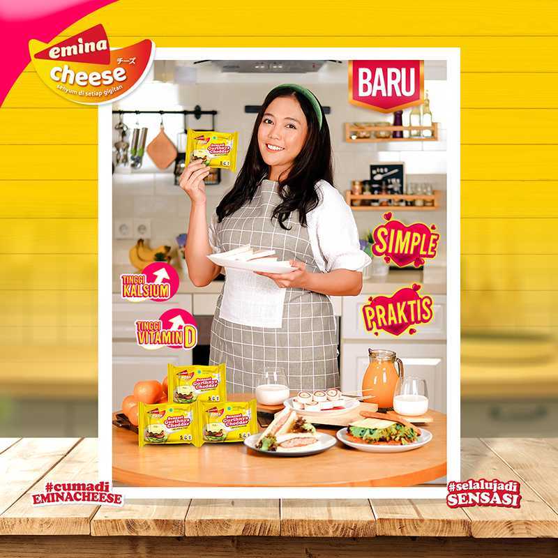 Jual Emina Cheese Slice Cheddar 5pcs 15gr Di Seller Tiramart - Gudang ...