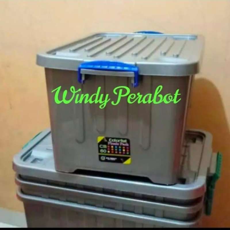 Jual MPW-Container Box CB-60 abu-abu di Seller Laris Berkah Jaya - | Blibli