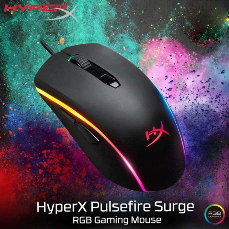 Promo HyperX Pulsefire Surge RGB Gaming Mouse HX-MC002B Diskon 9% di ...
