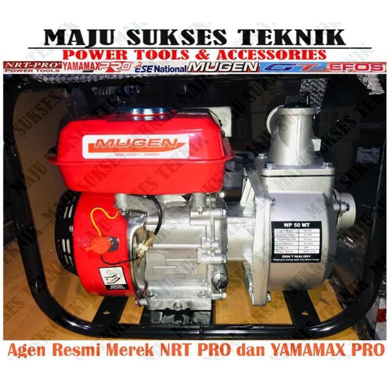 Jual Mugen Wp 50mt Mesin Pompa Air Gasoline Water Pump 2inch 5.5hp Di ...