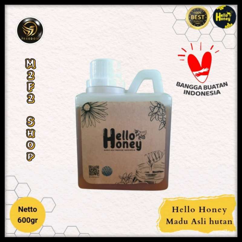 Jual Hello Honey Madu Murni Asli - 600 gr (Kemasan Satuan) di Seller ...