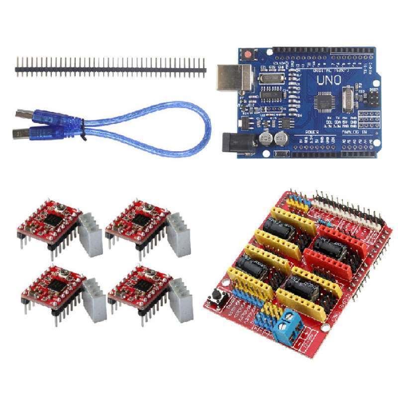 Jual Promo Eelic Aro Arduino Mix Arduino Uno R3 Ch340g Controller 3d Printer Cnc Limited Di