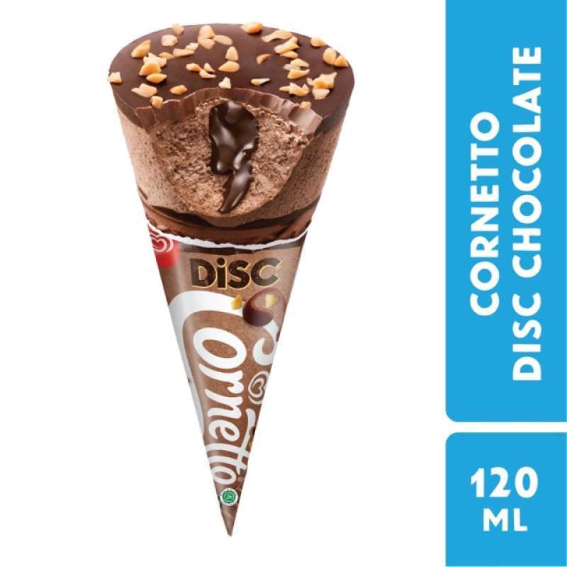 Jual Walls Cornetto Disk Choco Ice Cream [120ml] di Seller toko imah ...