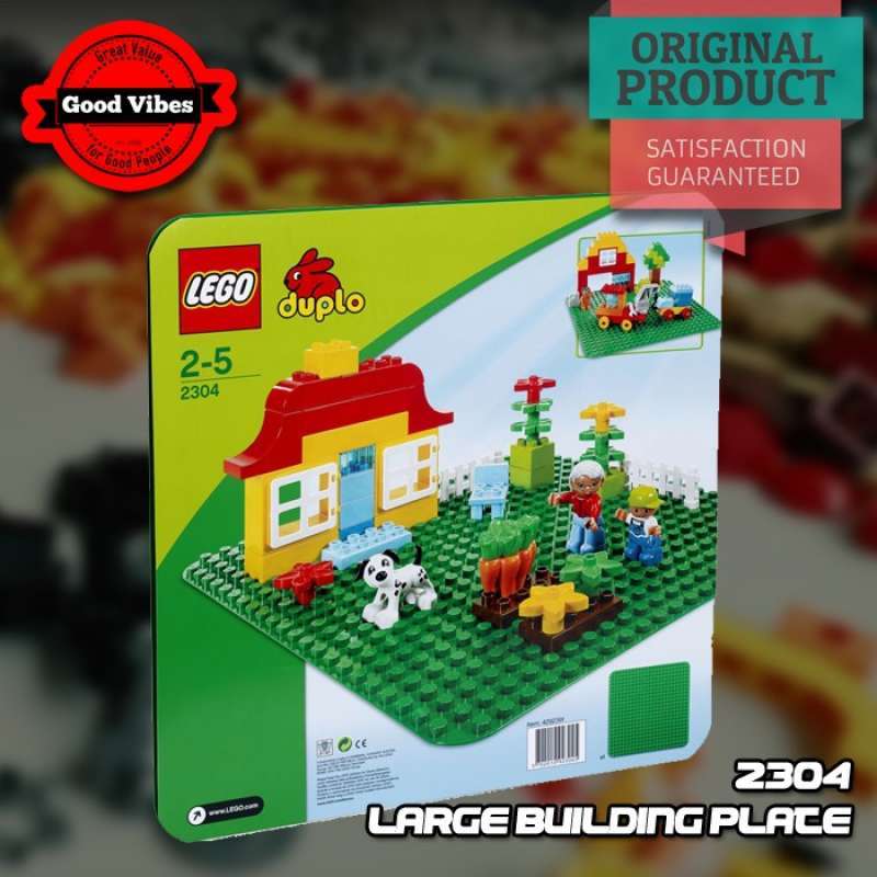 Promo LEGO 2304 Large Building Plate DUPLO - KingBricks Diskon 6% di ...