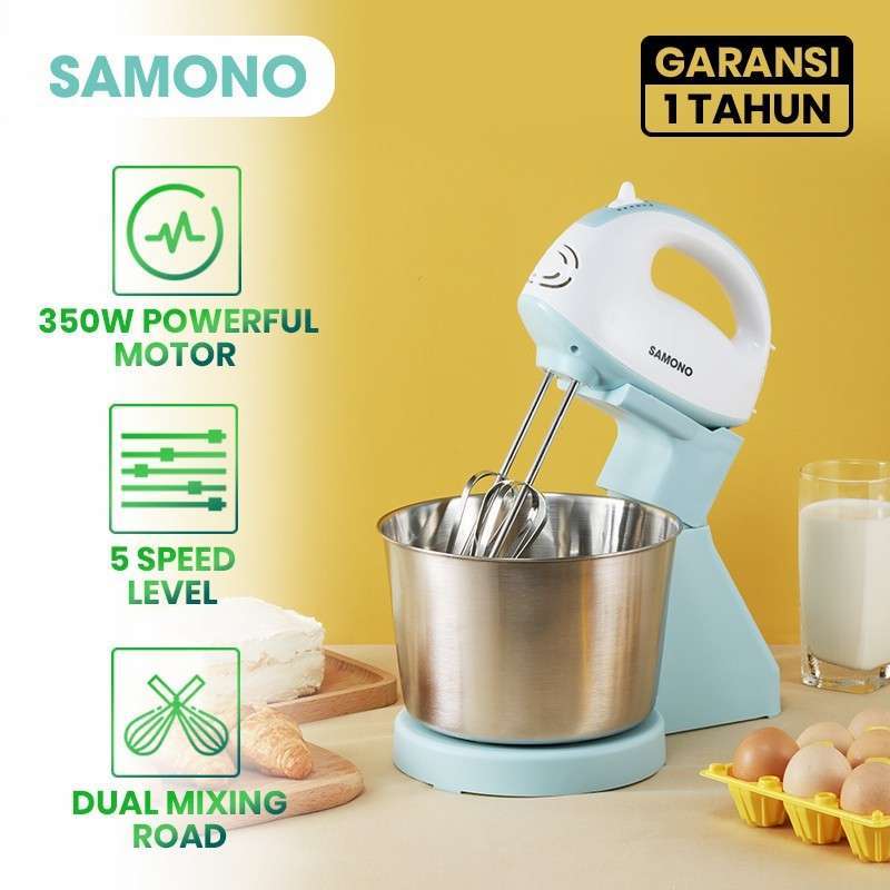 Jual Samono Standing Mixer 350W 5 Tingkat Kecepatan Dual Mixing ...