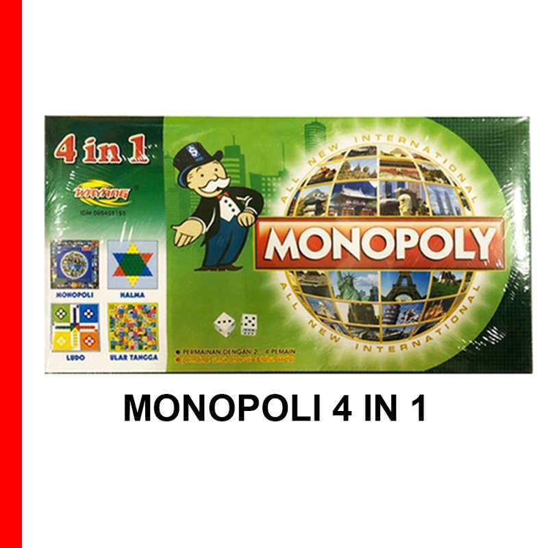 Promo Monopoly 4 in 1 (Monopoli, Ludo, Ular Tangga, Halma) Diskon 6% di ...