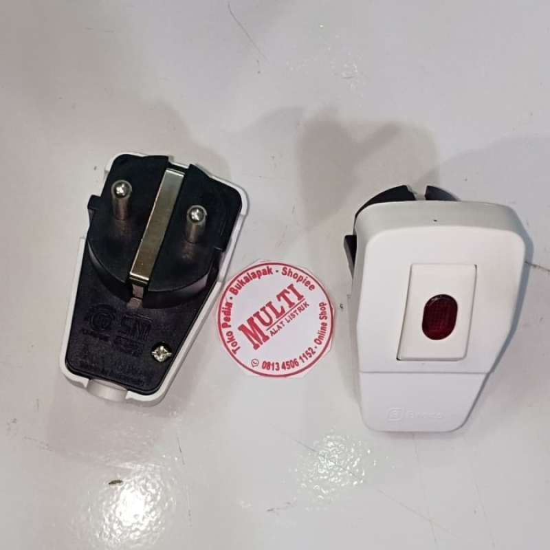 Promo STEKER LAMPU BROCO COLOKAN SAKLAR Diskon 3% di Seller Multi alat ...