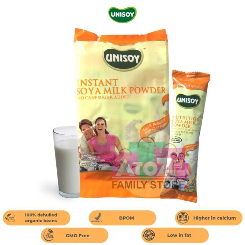 Jual Unisoy Soya Milk Sugar Free 240gr (8 Sachet) Di Seller A To Z ...