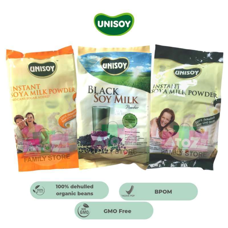 Jual Unisoy Soya Milk Sugar Free 240gr (8 Sachet) Di Seller A To Z ...