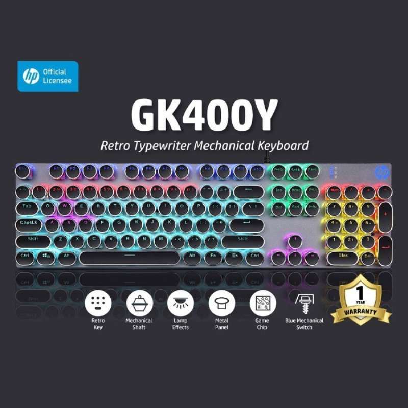 Jual Hp Gk400y Gaming Mechanical Keyboard [original] Di Seller Metalic ...