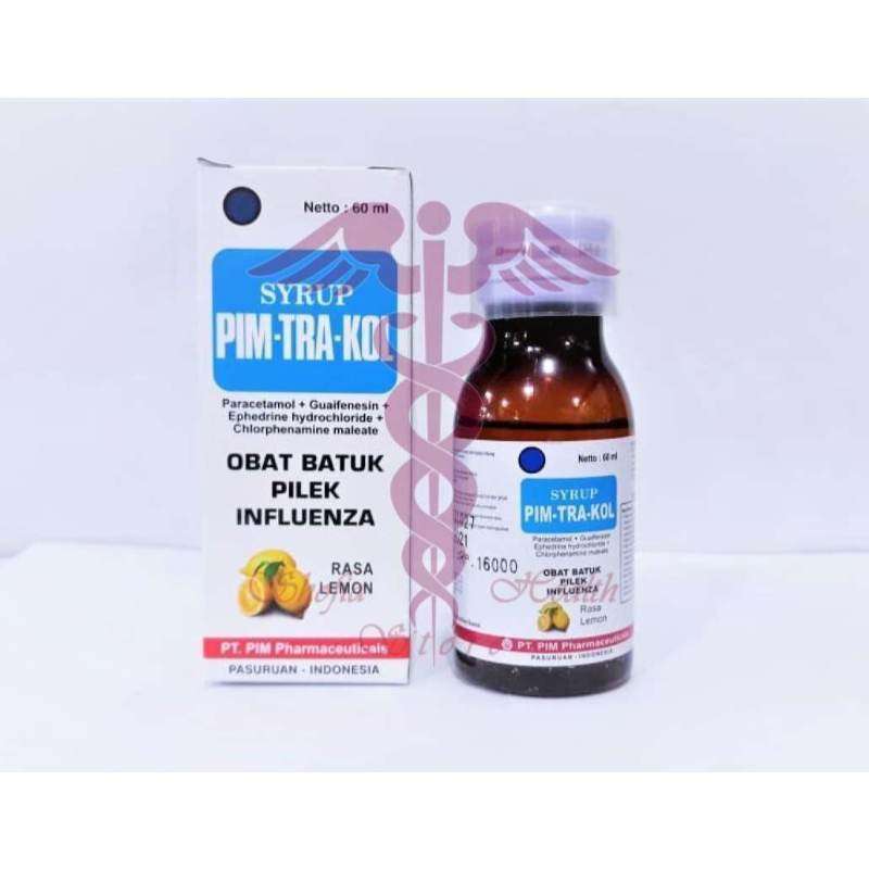 Jual Asli Pim-Tra-Kol Syrup Rasa Lemon 60 ml - Pimtrakol - Batuk Pilek ...