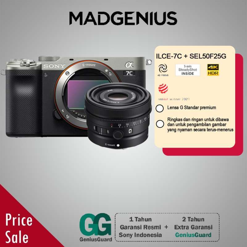 Jual SONY Alpha SONY Alpha A7C Mirrorless Digital Kamera [Body Only ...