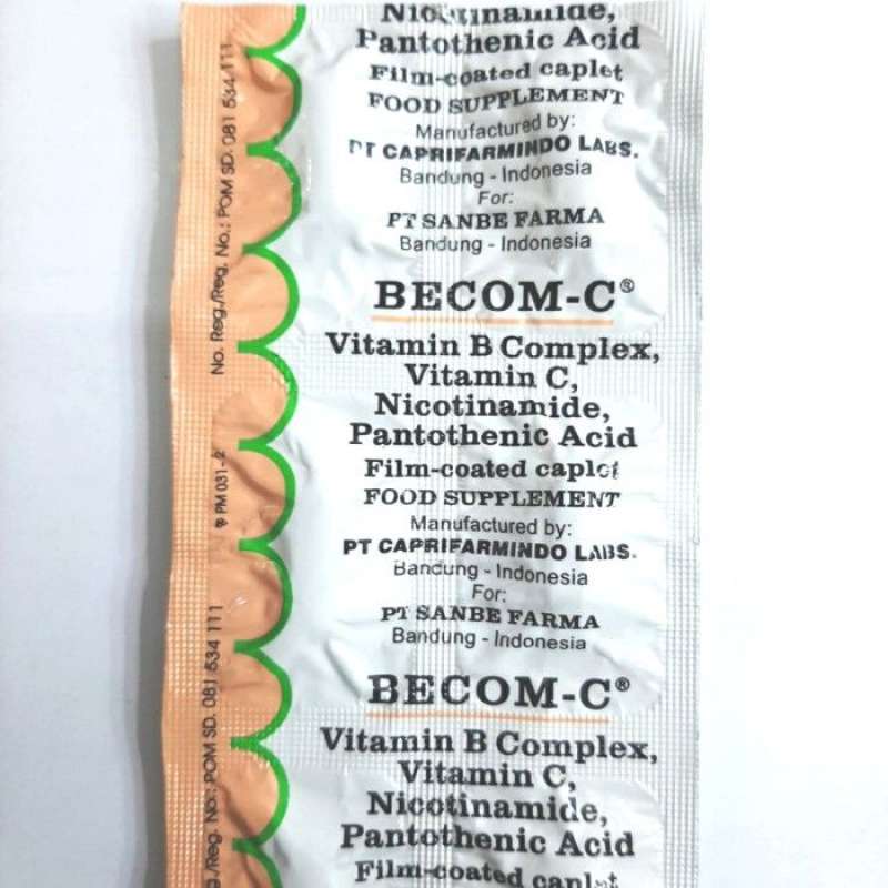 Jual Original Becom c multivitamin per tablet di Seller Apt Setia Budi ...