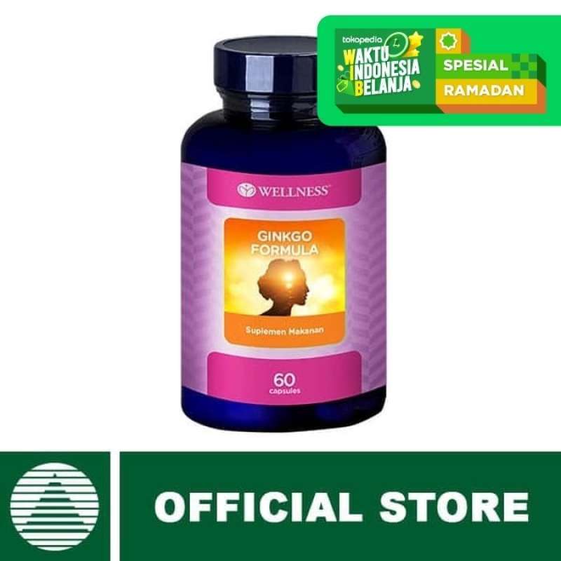 Jual Wellness Ginkgo Formula 60 Caps - Obat Pencegah Kepikunan - Obat ...