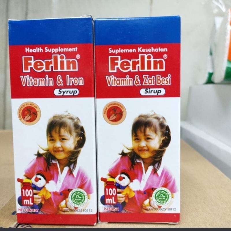 Jual Original ferlin,,sirup,,100,,ml,,vitamin di Seller Zona Sehatku ...
