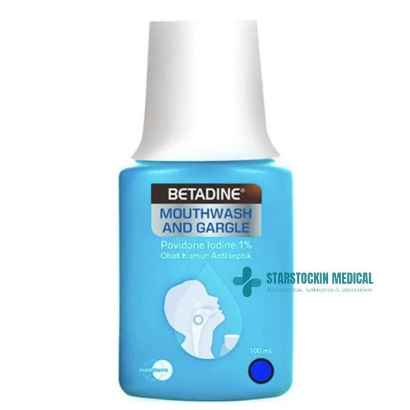 Jual Betadine Gargle Obat Kumur Penghilang Bau Mulut Sariawan Gusi ...