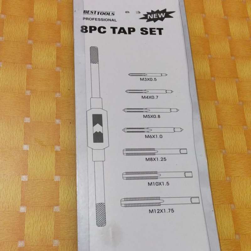 Promo Tap And Dies Set - Tap Senai - Hand Tap Dan Senai - Tap Senai ...