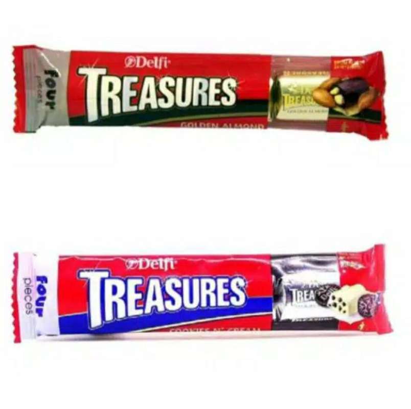 Jual Coklat Delfi Treasure Gold 36 Gram Di Seller Oleholehkekinian ...