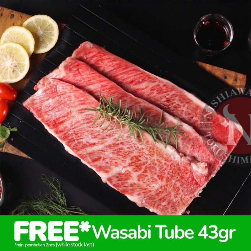 Jual Japanese Wagyu A5 Beef Chuck Flap / Zabuton Sliced 5mm 100gr di ...