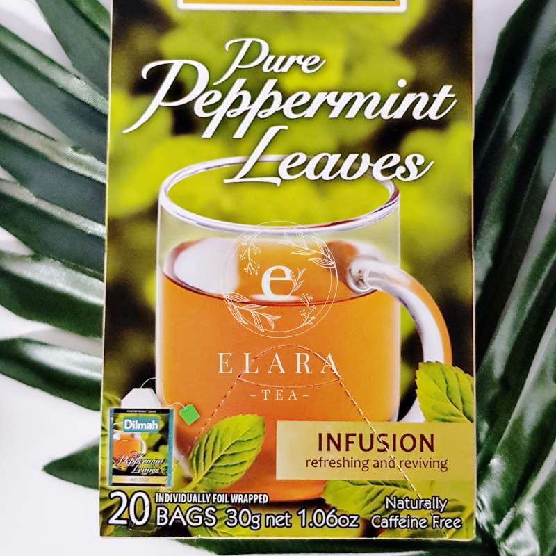 Jual Dilmah Pure Peppermint Tea Bags Foil Envelope 2gr Teh Celup ...