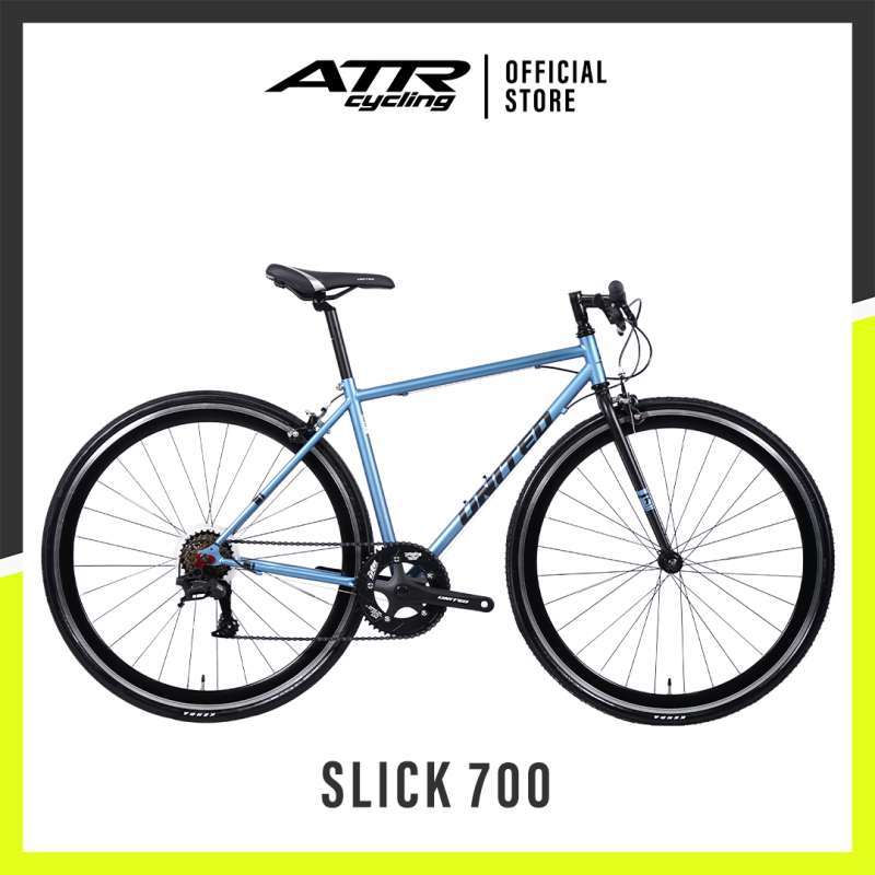 Jual Sepeda United Slick Urban Racing 700c 8 Speed 20 1 Blue Di