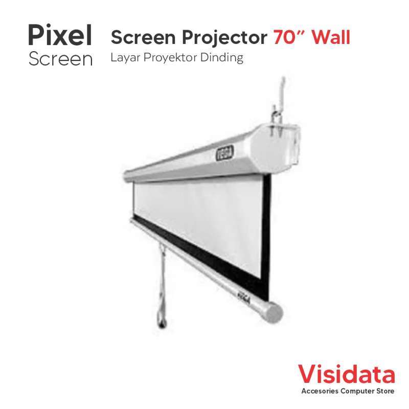 Jual Pixel Screen Projector 70 Inch Wall - Layar Proyektor Dinding di ...